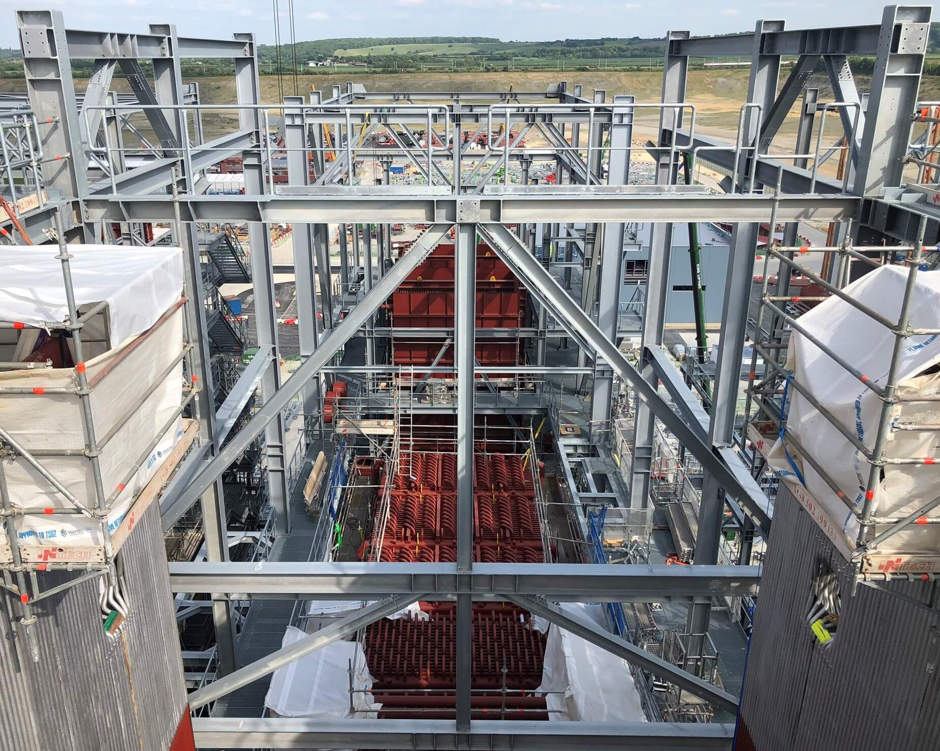 Installation of steel structures for HZI in Great Britain - MZ ...